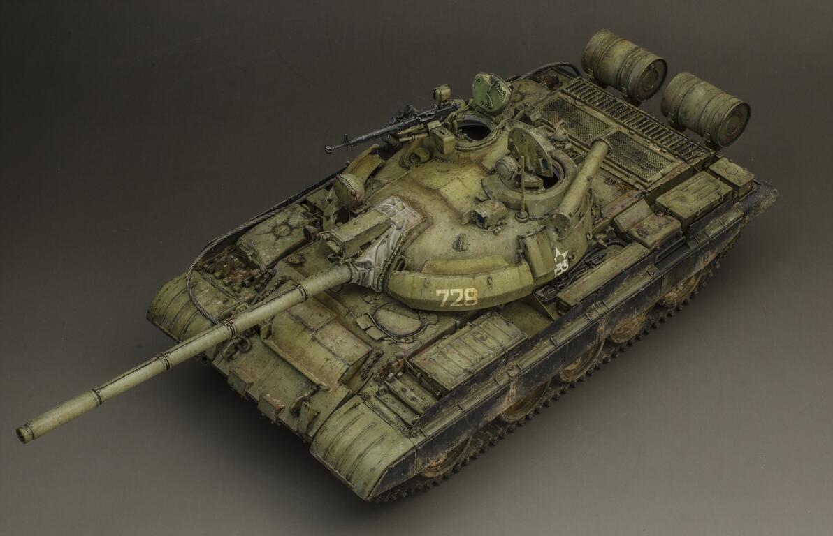 冷战钢铁眉毛——T55AM中型坦克 - 哔哩哔哩