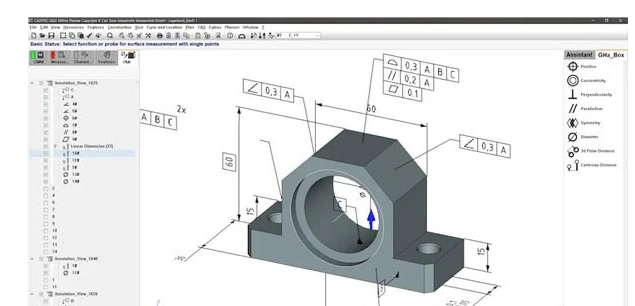 zeiss蔡司三坐标测量仪CALYPSO软件浅析 - 哔哩哔哩