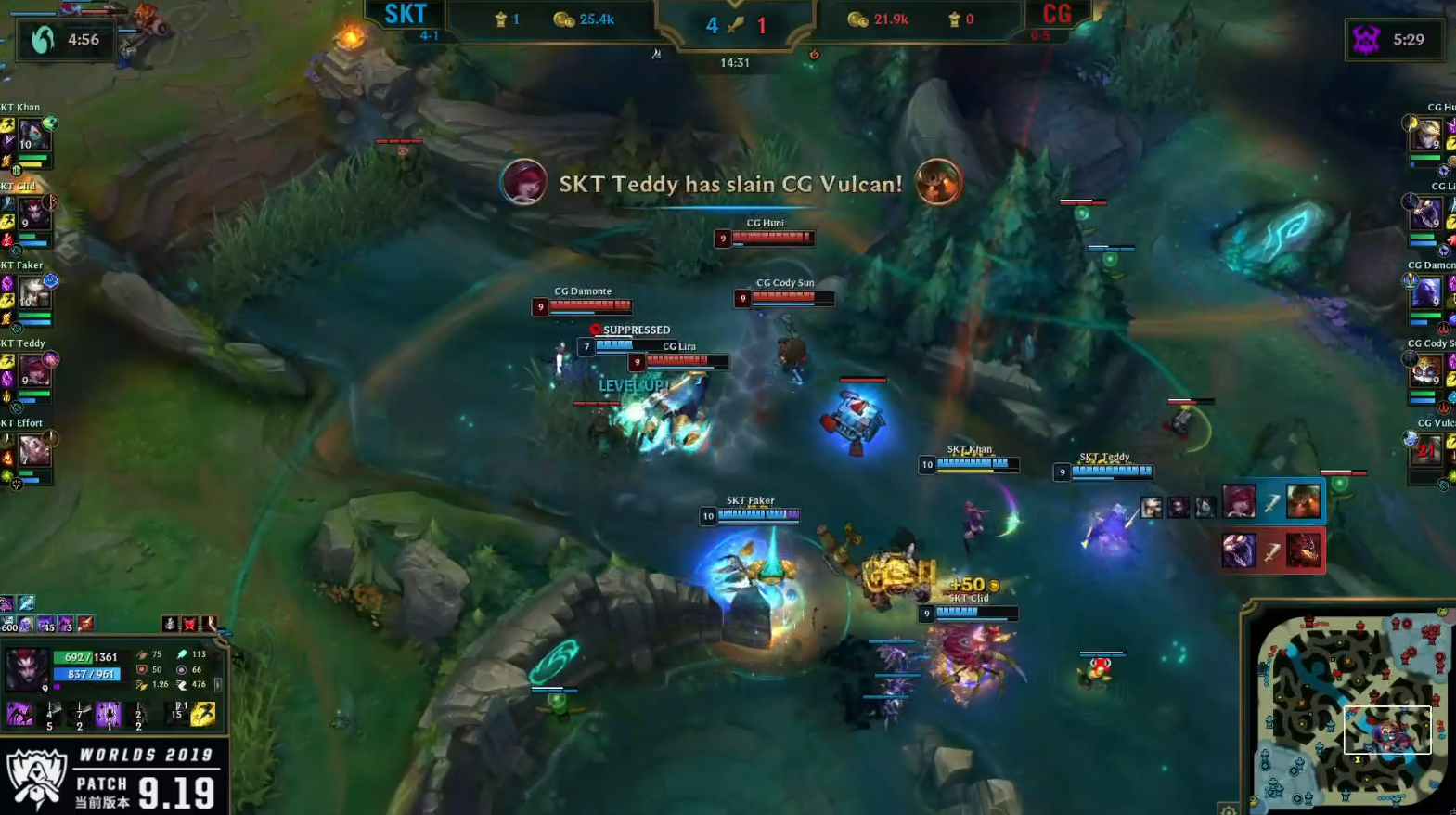 LOL：CG打野蝎子全场隐身不敢开团，锅老师评价：吃素的！ - 哔哩哔哩