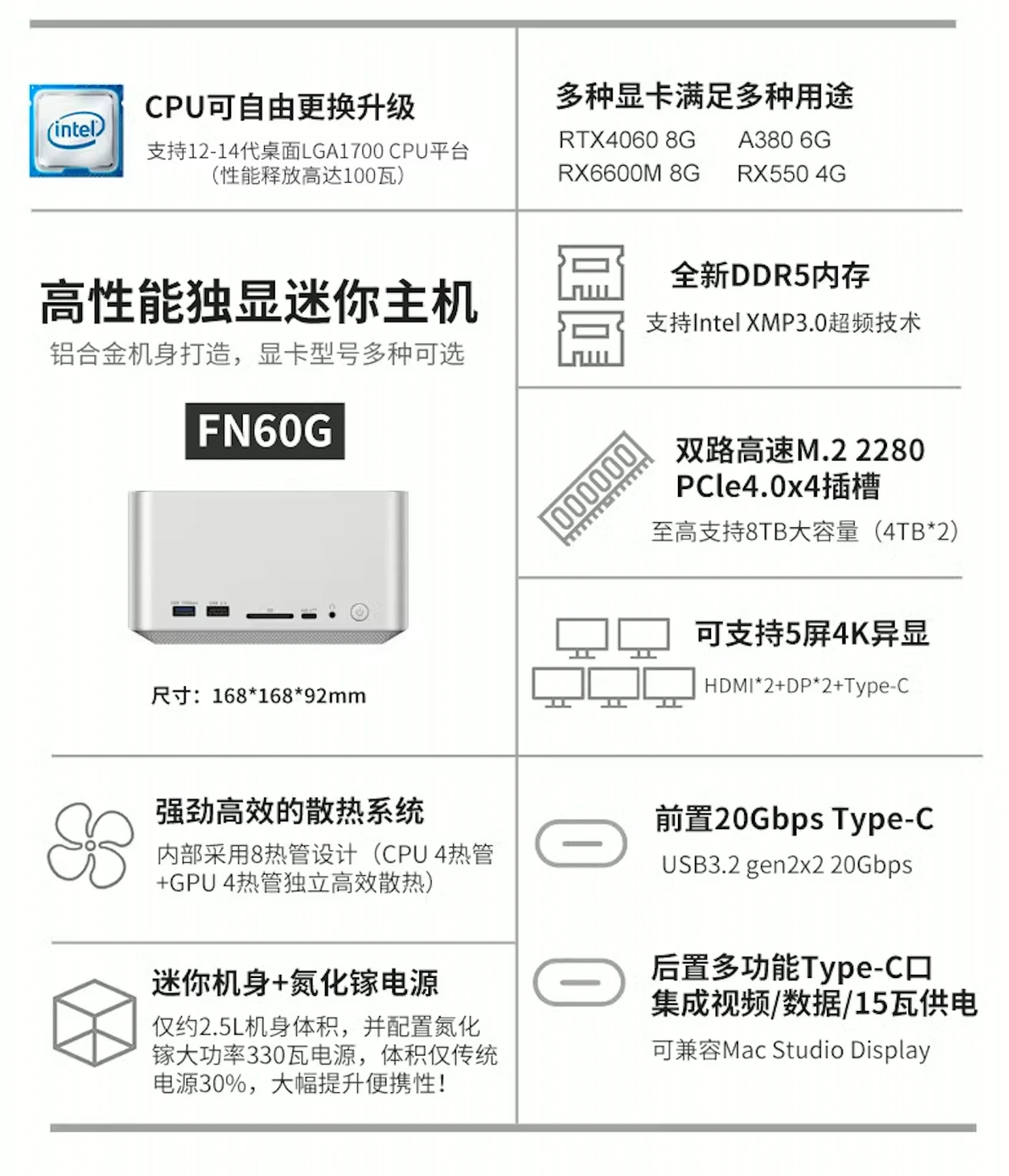 新外壳FN60G终于到了，也更Mac Studio - 哔哩哔哩