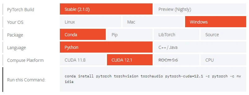Pytorch-（二）搭建Pytorch环境（Pytorch2.1+CUDA12.1+Anaconda3_2023+Pycharm2023） - 哔哩哔哩