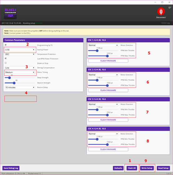 BLHeli configurator - 哔哩哔哩