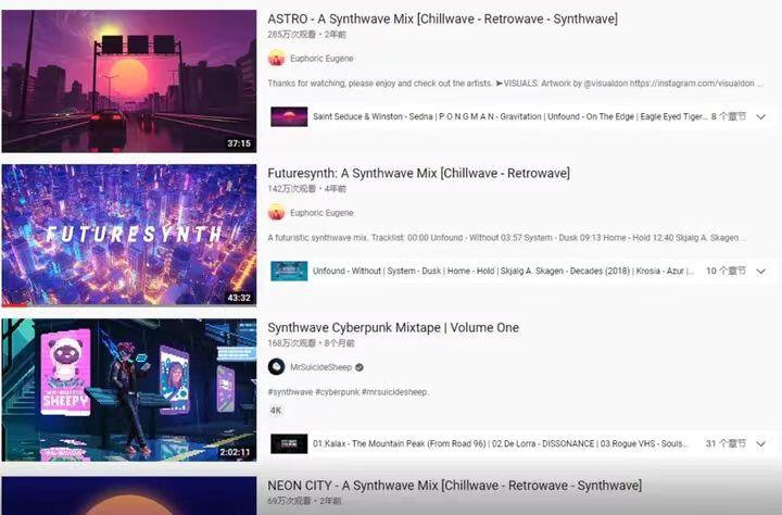 Synthwave——属于GenZ的浪漫霓虹浪潮 - 哔哩哔哩