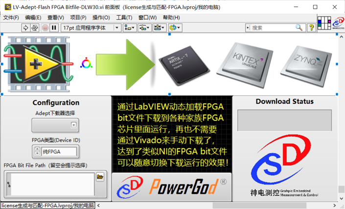 LabVIEW FPGA精华：利用LabVIEW+Adept驱动实现FPGA芯片的bit文件动态加载运行 - 哔哩哔哩