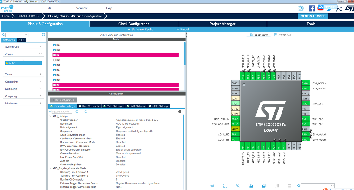 基于STM32G0多功能电子负载 - 哔哩哔哩