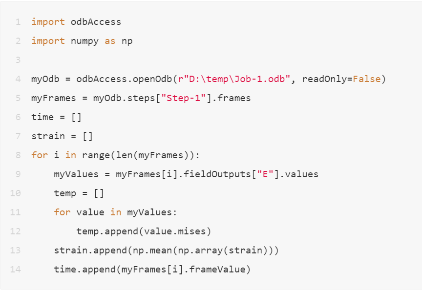 随心所欲的结果处理 - abaqus后处理脚本odb对象的使用 - 哔哩哔哩