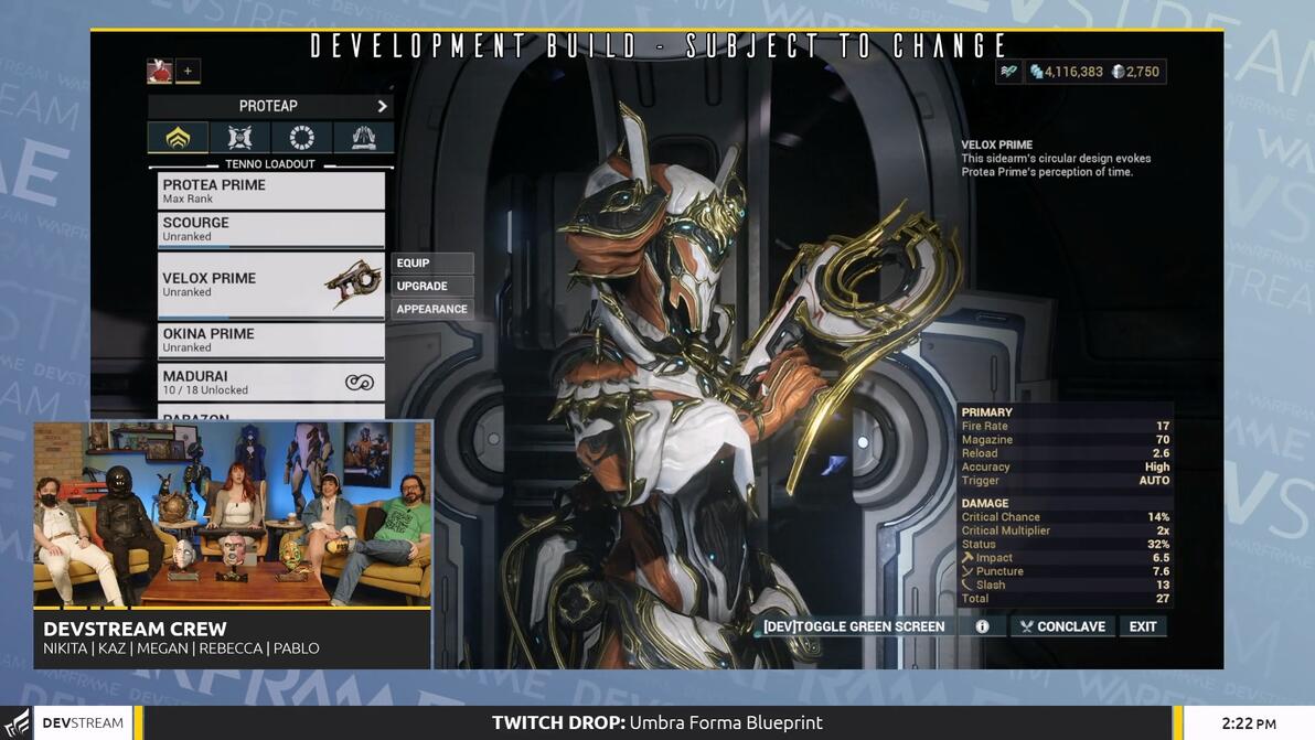 【Warframe】开发者直播 #179 官方总结 - 哔哩哔哩