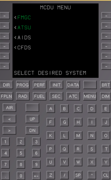 A320 MCDU - 哔哩哔哩