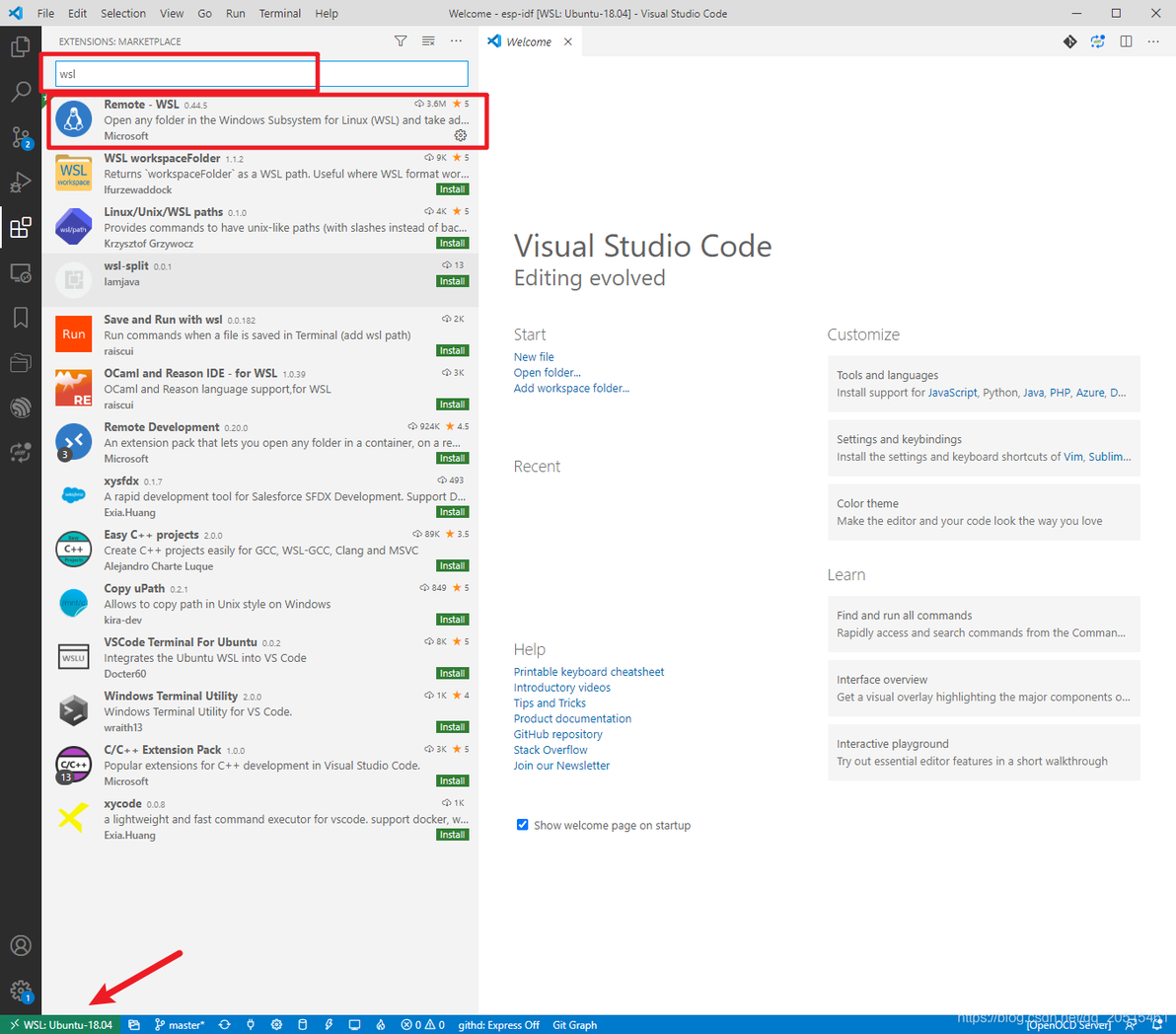 如何使用 WSL + VSCode 搭建 ESP32 开发环境 - 哔哩哔哩