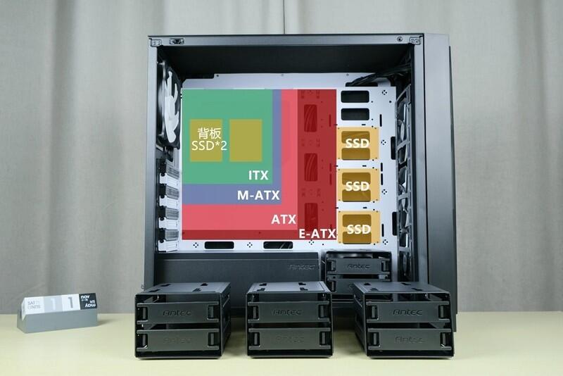 超大空间超大容量：多硬盘位 静音机箱 安钛克 P101-S 上手体验 - 哔哩哔哩