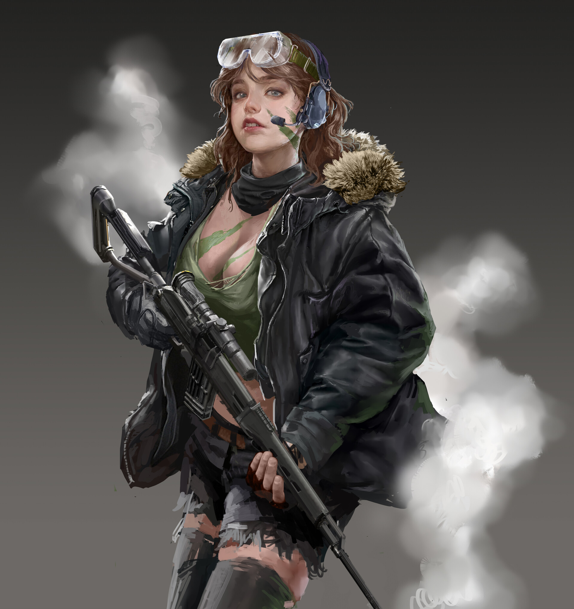 【逃离塔科夫 | 转载】女性化BOSS同人原画 - 哔哩哔哩