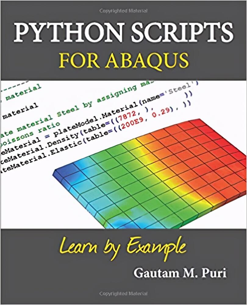Abaqus Python二次开发书籍推荐(增删) 哔哩哔哩