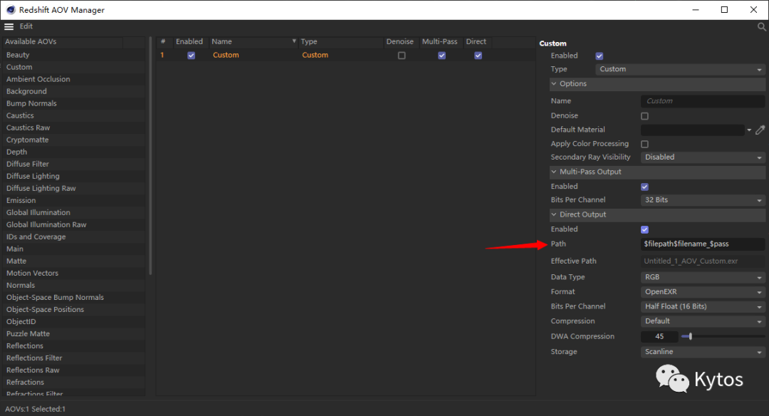 Redshift_渲染设置_AOV_011 - 哔哩哔哩