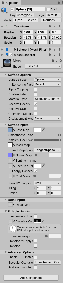 【HDRP】PBR Lit Shader 基础用法（转载自Unity Connect博主 樱花兔） - 哔哩哔哩