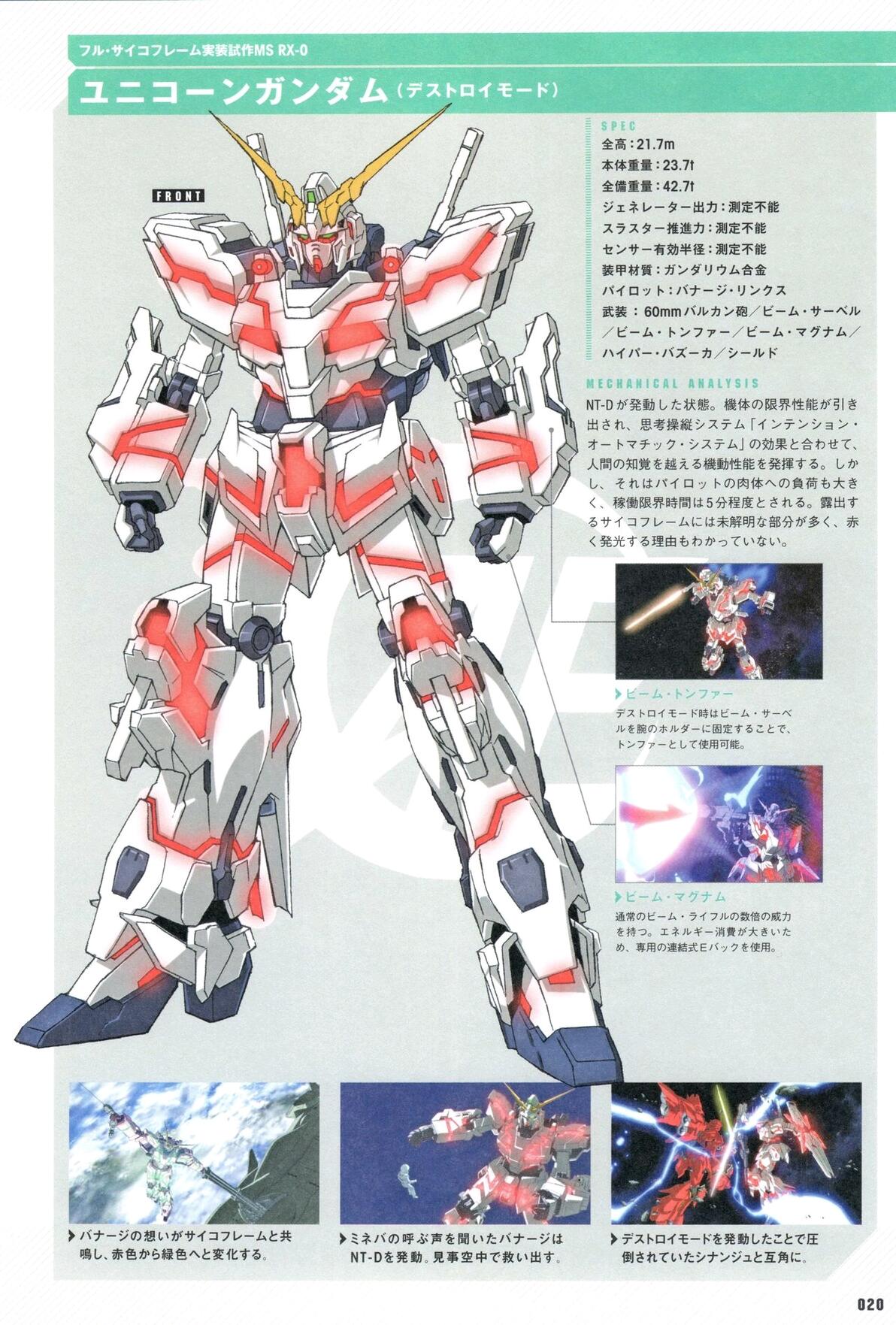 GUNDAM UC 0096 机体设定图#1 - 哔哩哔哩