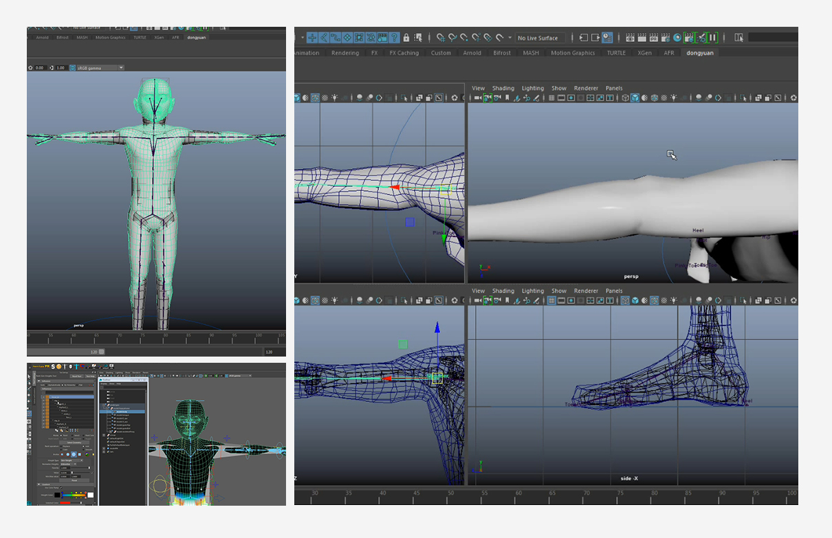 Maya动画制作骨骼绑定插件AdvancedSkeleton教程