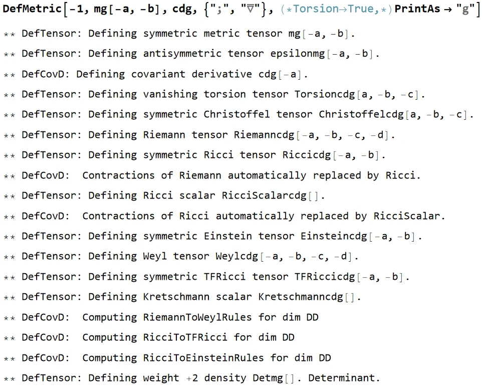 『xAct 03 xTensor 定义度规、张量等基础命令』Mathematica张量计算包xAct学习笔记 - 哔哩哔哩