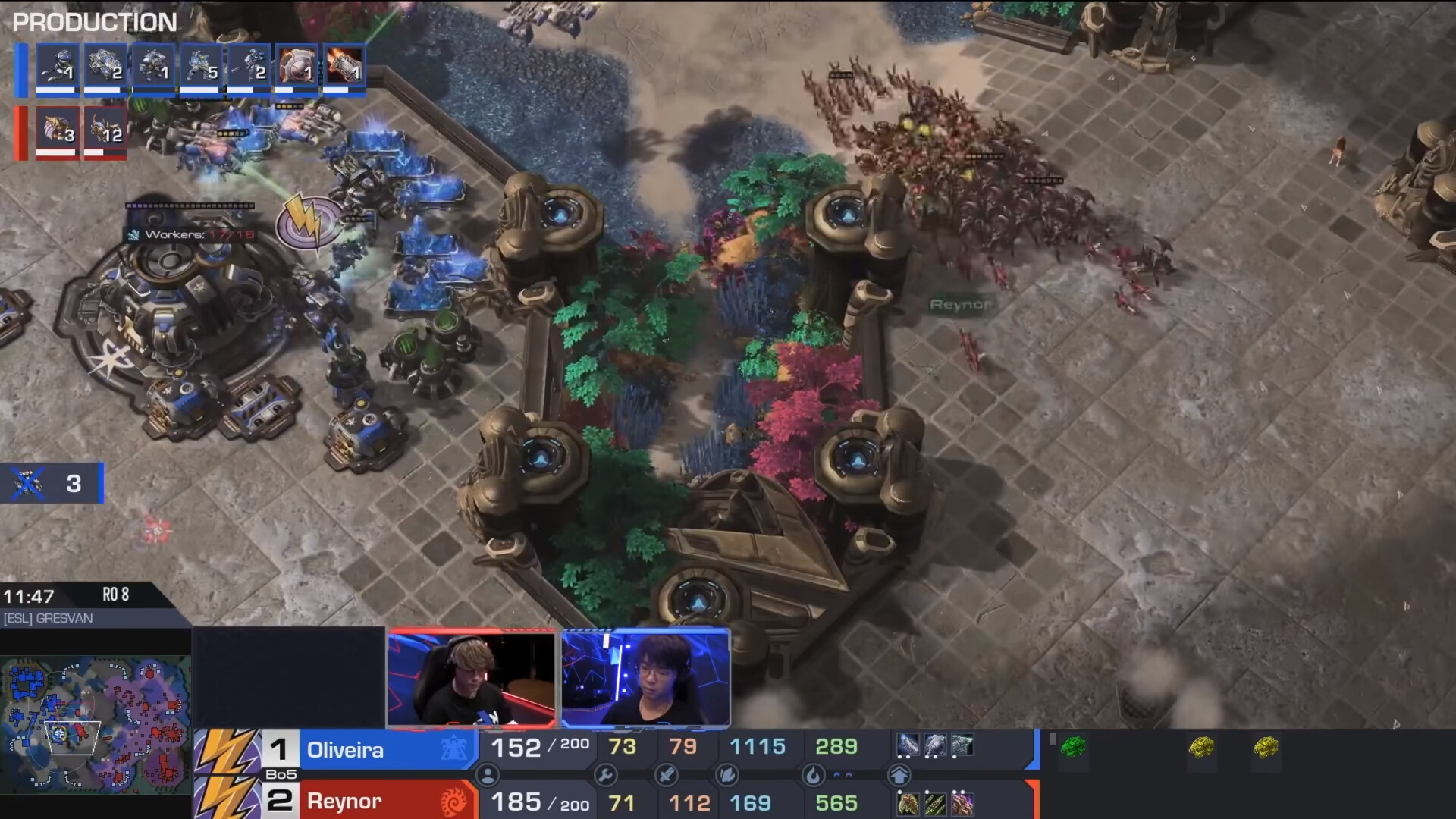 一文教你看懂SC2世界冠军国手李培楠（Oliveira）的比赛录像 - 哔哩哔哩