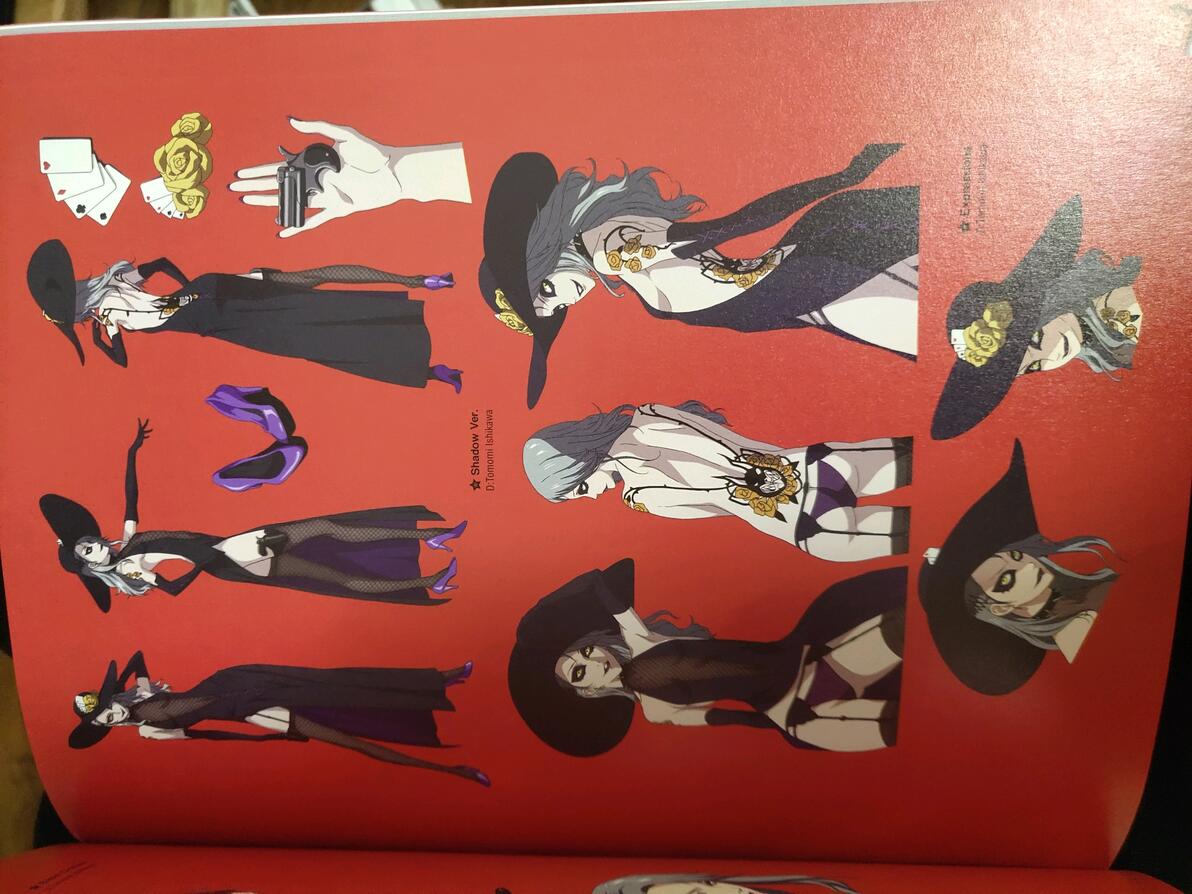 分享一下p5相关的画集/设定集(含同人) - 哔哩哔哩