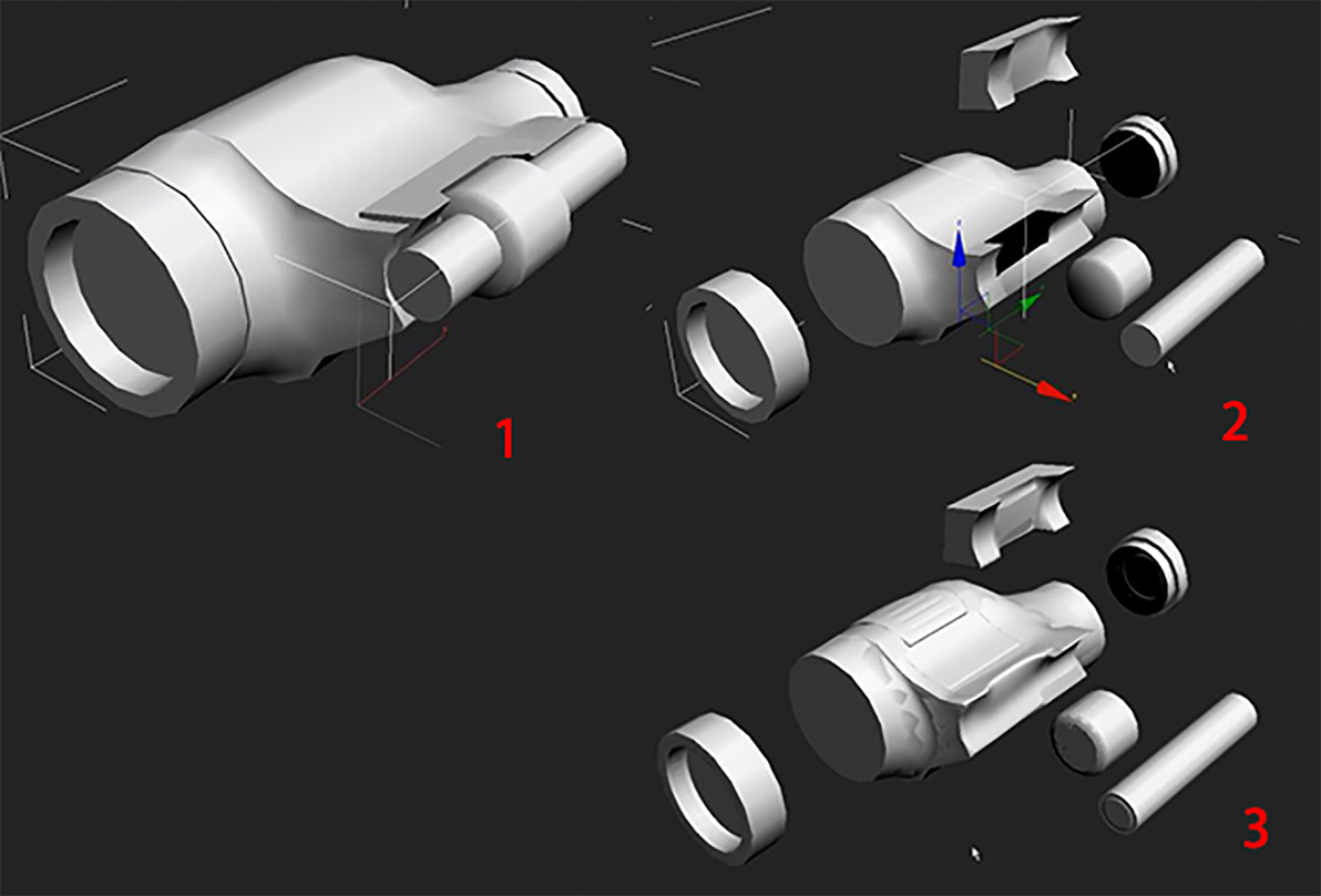 【建模】3dsMax中的完美烘焙法-法线烘培 - 哔哩哔哩