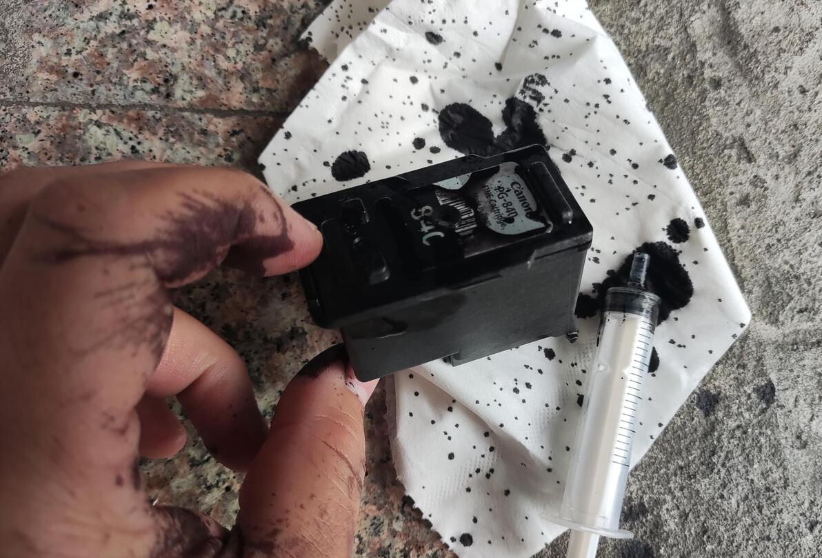 佳能MG3680 如何清洗及更换墨盒 - 哔哩哔哩