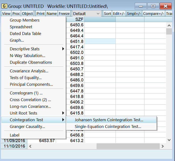EViews学学学（协整思想、VEC模型） - 哔哩哔哩
