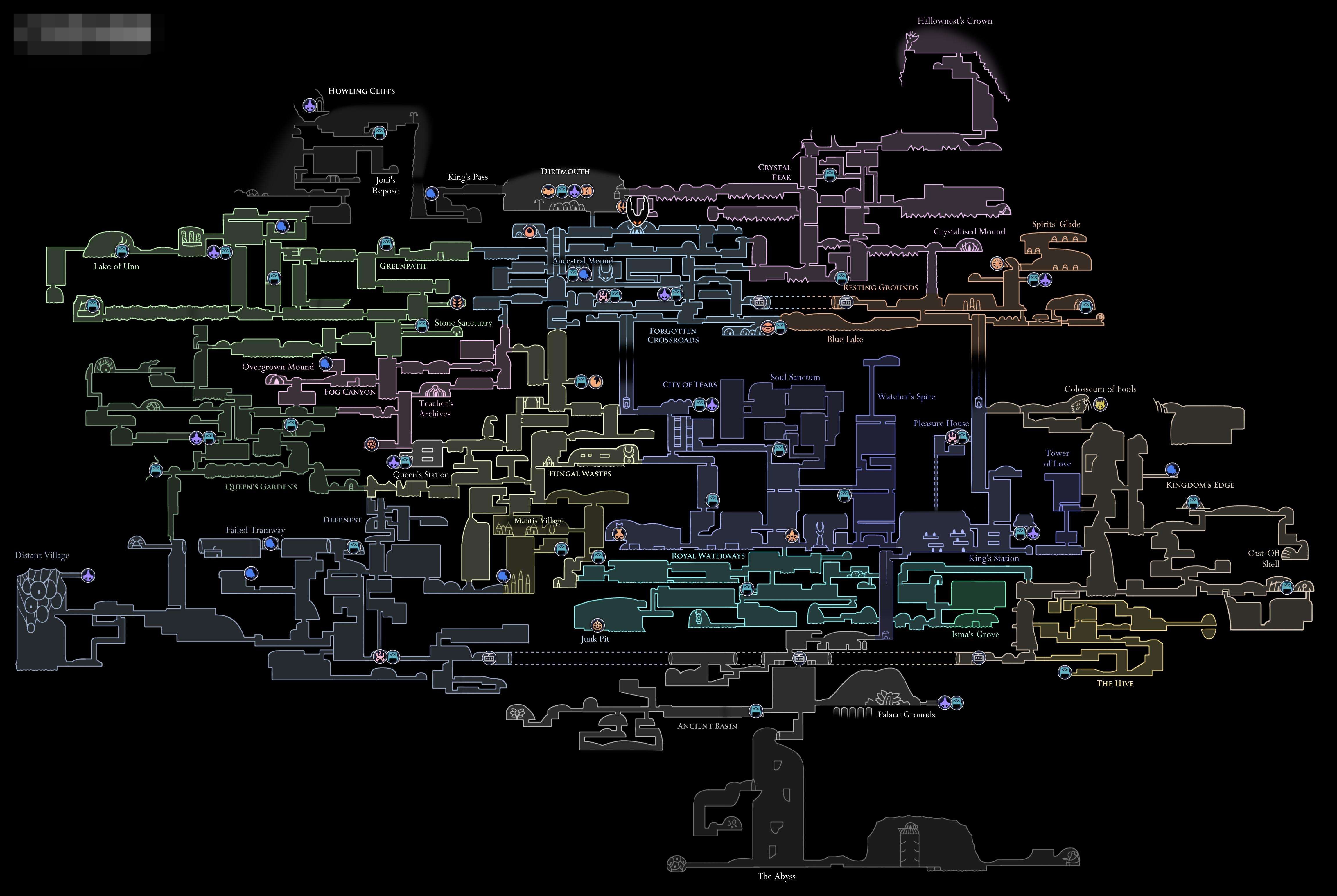 空洞骑士地图合集 - 哔哩哔哩