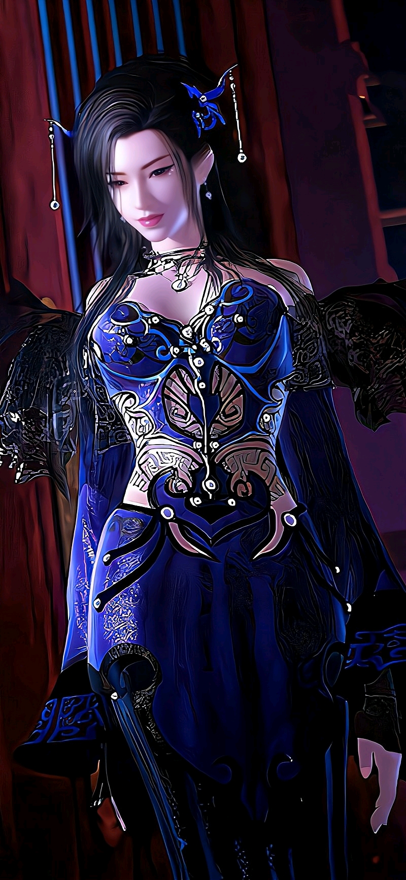 242 天行九歌 潮女妖 明珠夫人特辑 国漫女神 4k超清全屏壁纸 - 哔哩哔哩