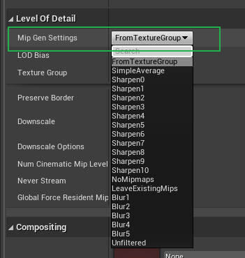 UE （TAA、Mipmap、LOD） - 哔哩哔哩