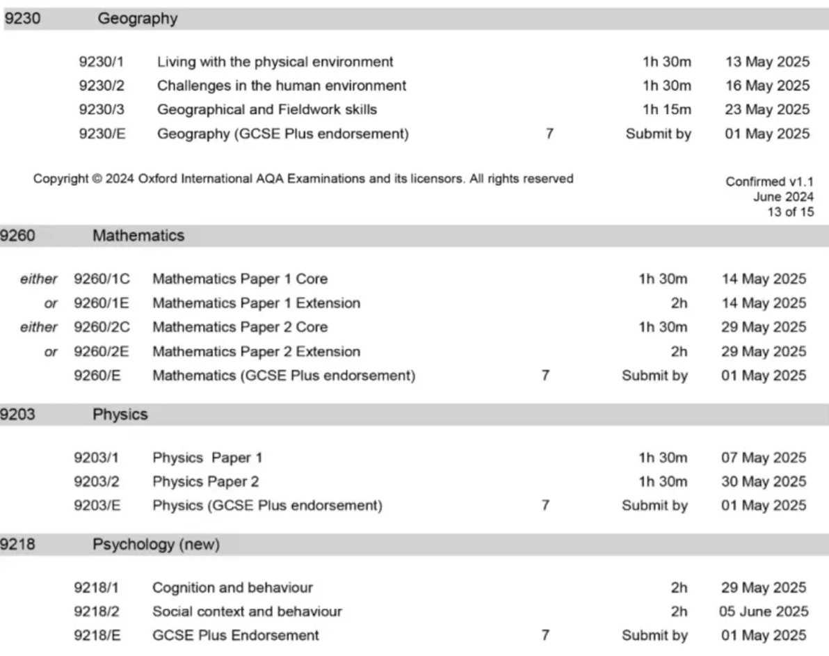 2025年IB/IGCSE/Alevel/AP大考时间出炉！考生必备学习规划指南！ - 哔哩哔哩