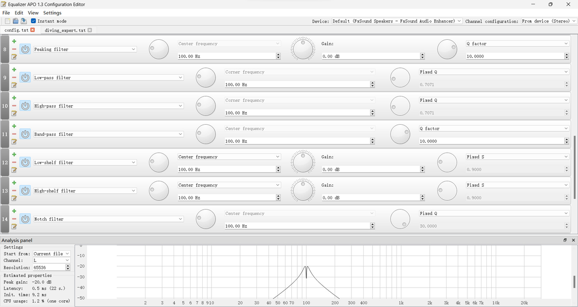 【教程】可能是全网最详细的Equalizer APO使用教程（二）功能介绍 - 哔哩哔哩