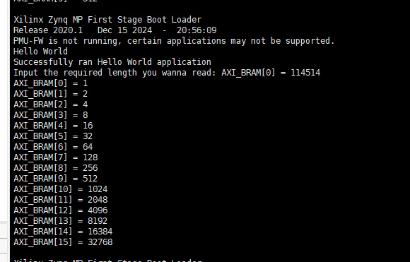 Xilinx MPSoC PS-PL BRAM 数据交互实验 - 哔哩哔哩