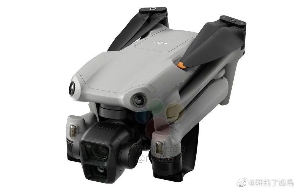 DJI Air 3无人机谍照曝光. - 哔哩哔哩