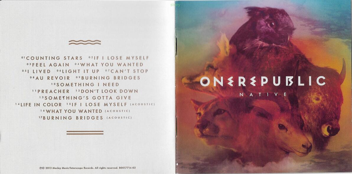 OneRepublic 实体专辑图鉴——Native (Deluxe Version) - 哔哩哔哩