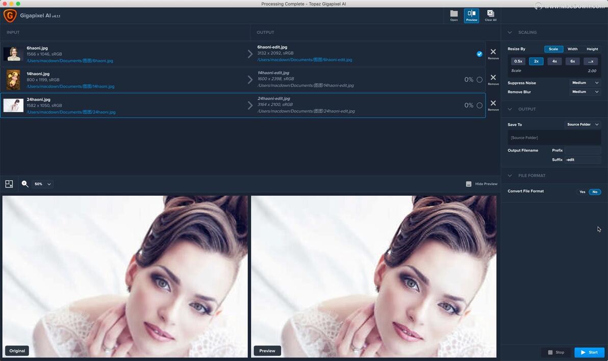 Topaz Gigapixel AI for Mac(照片放大工具)5.1.0 - 哔哩哔哩