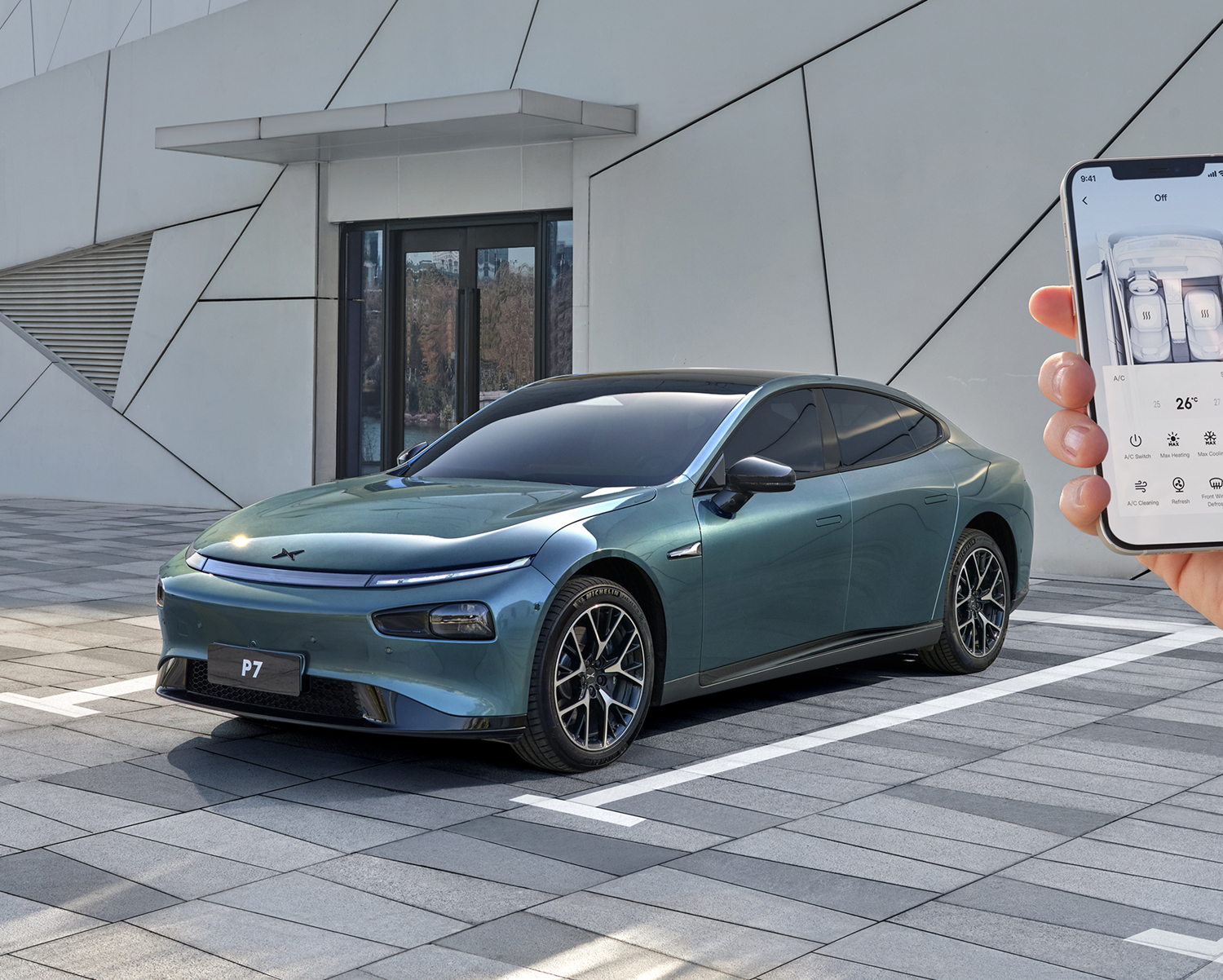 新款小鹏P7欧版车型官图发布，前大灯处增加激光雷达 - 哔哩哔哩