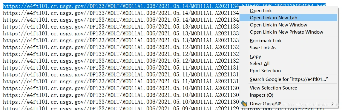 Earthdata批量下载MODIS卫星数据的方法 - 哔哩哔哩