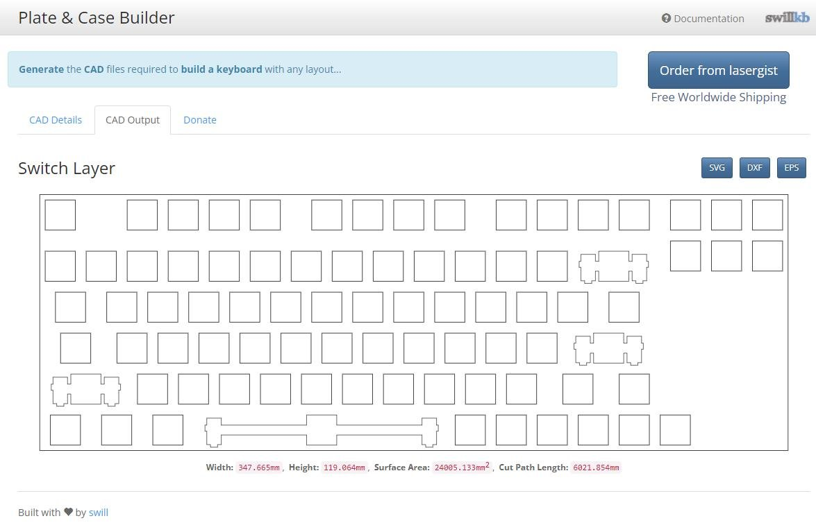 小白客制键盘DIY不求人系列（三）Plate & Case Builder - 哔哩哔哩