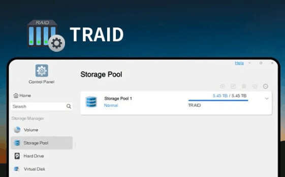 铁威马NAS TRAID阵列管理，更高磁盘空间利用率 - 哔哩哔哩