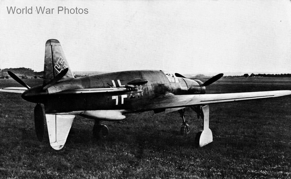 二战德国空军旧照(7)“末日绝唱” 道尼尔Do335"箭" 式战斗机 - 哔哩哔哩