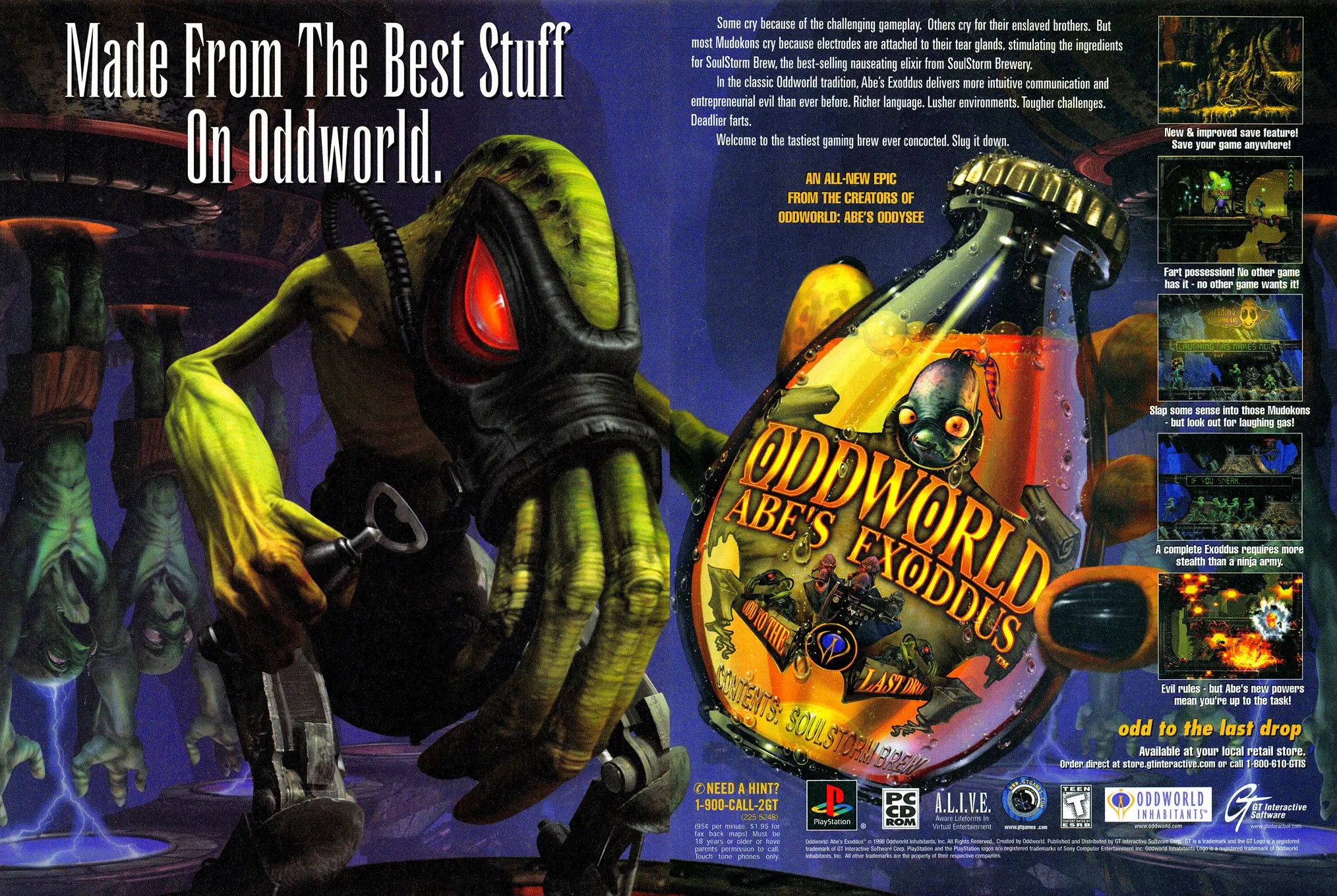 奇异世界（Oddworld）系列游戏作品发行年表 - 哔哩哔哩