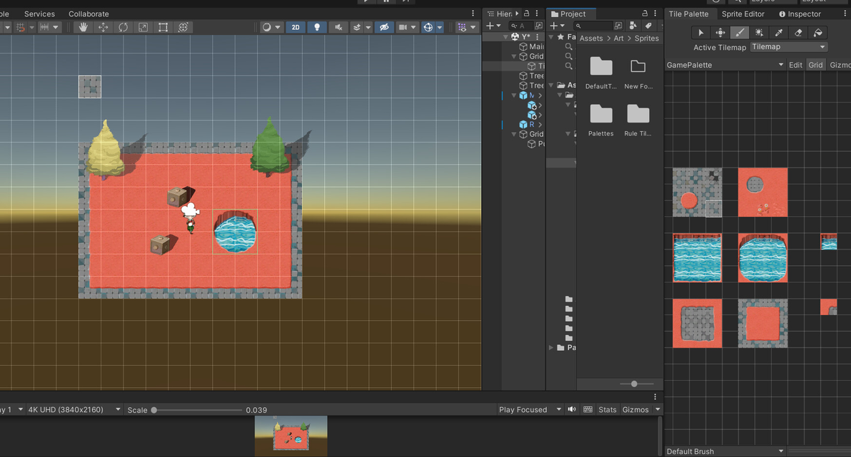 Unity中Tile、Tilemap、Sprites对象间关系的个人理解 - 哔哩哔哩