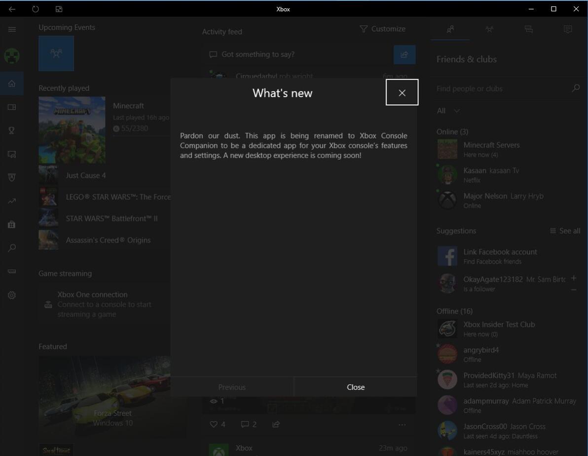 微软Win10系统Xbox应用正式更名Xbox控制台小帮手 - 哔哩哔哩