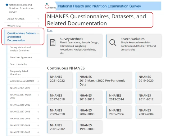 临床SCI的发文神器—NHANES数据库！无法收集临床样本的一定要看！公开免费的海量数据 - 哔哩哔哩