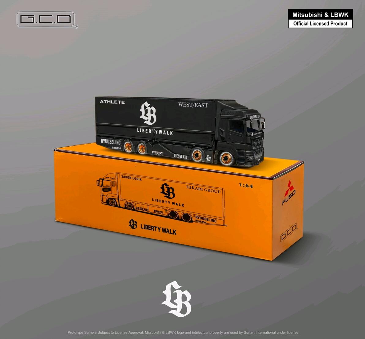 【GCD新车情报】LBWK赛车运输车 - 哔哩哔哩