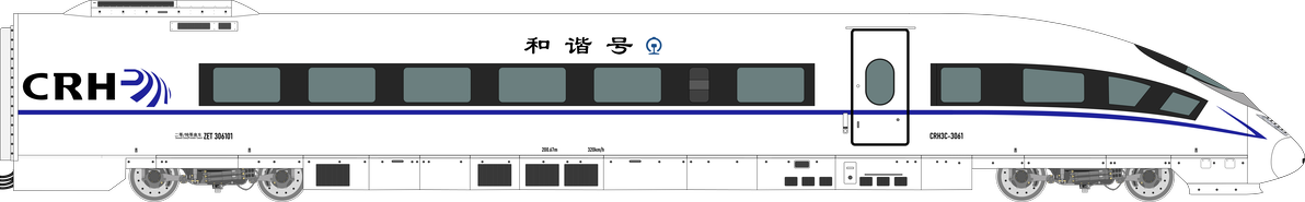 绘图-CRH系列动车组 - 哔哩哔哩