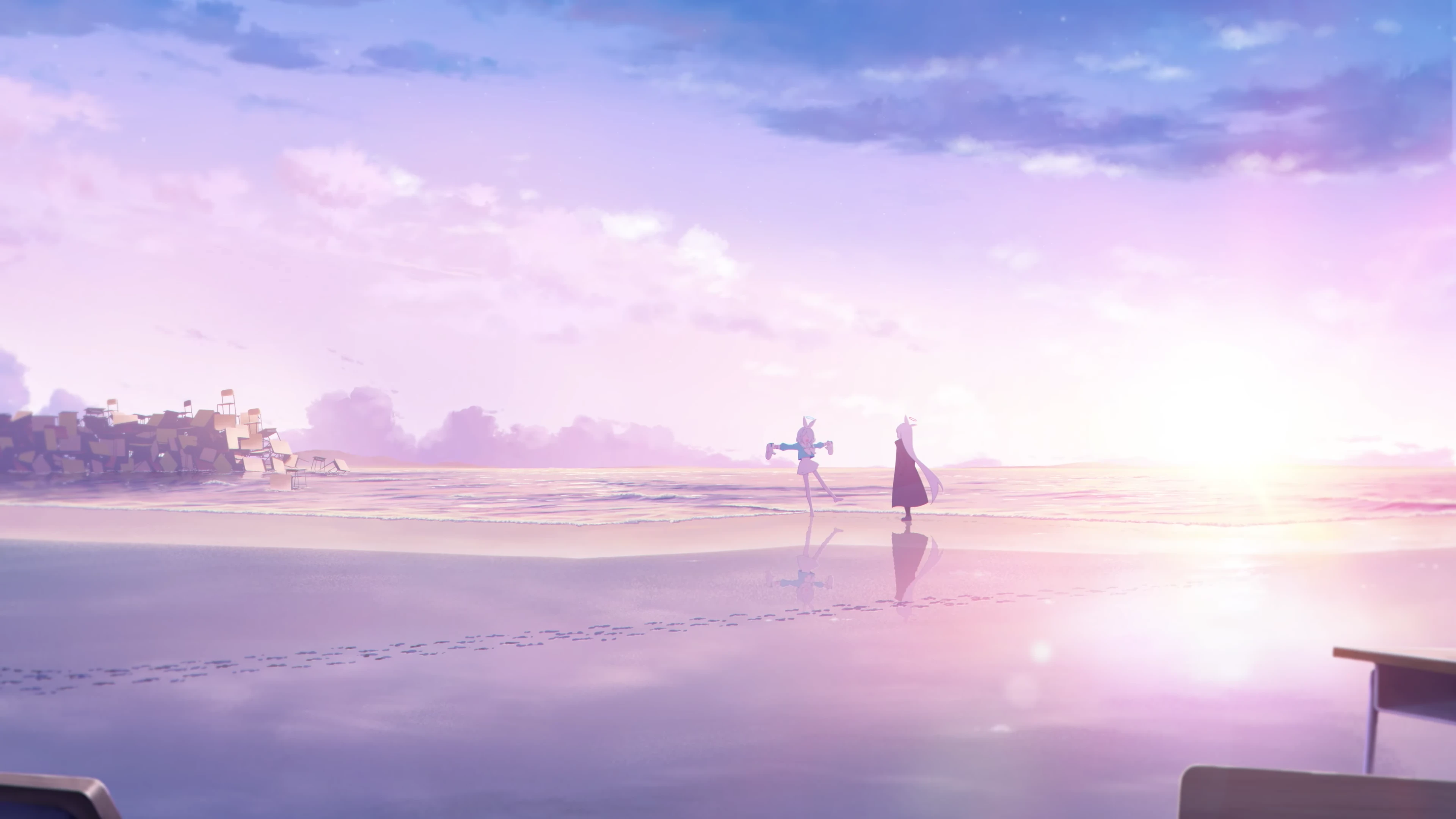 碧蓝档案PV4.5逐帧截图4K - 哔哩哔哩