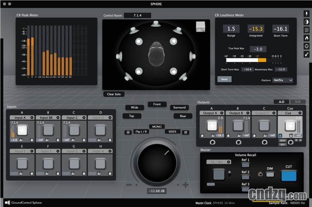 Ginger Audio推出GroundControl Sphere 监控软件 - 哔哩哔哩