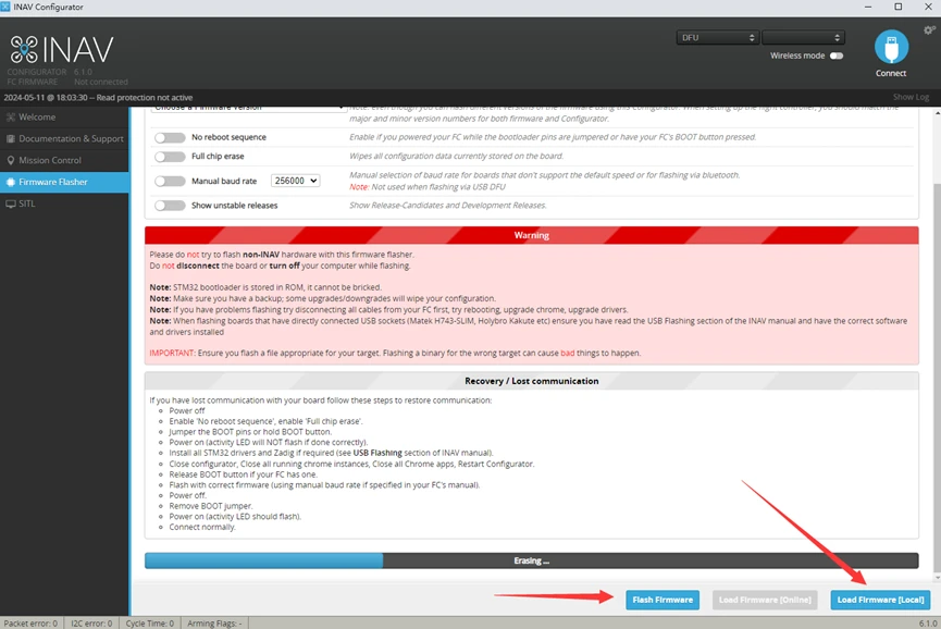 开源飞控固件烧录教程(Ardupilot/PX4/Betaflight/INAV) - 哔哩哔哩